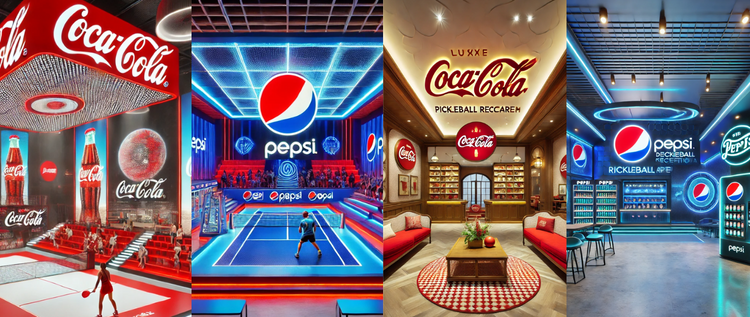 How Pepsi & Coca-Cola Would Design Their Pickleball Playgrounds: Brand ...