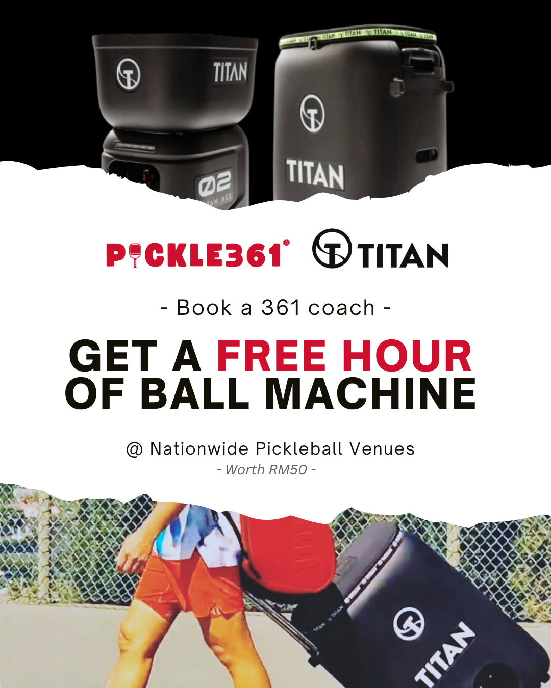 Titan Ball Machine Time – Pickle361